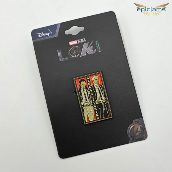 Disney | Jewelry | Disney Studios Loki Clocks Ticking Marvel Comics Hat ...